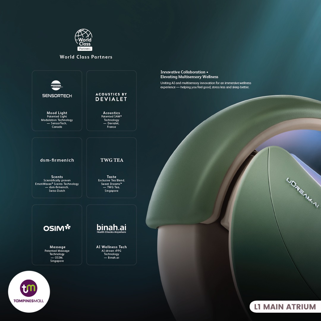 Experience OSIM uDream.AI at Tampines Mall Soft Launch | Tampines Mall News