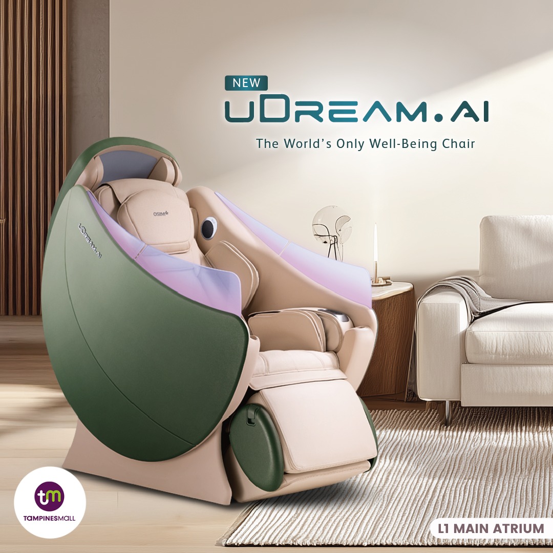 Experience OSIM uDream.AI at Tampines Mall Soft Launch | Tampines Mall News